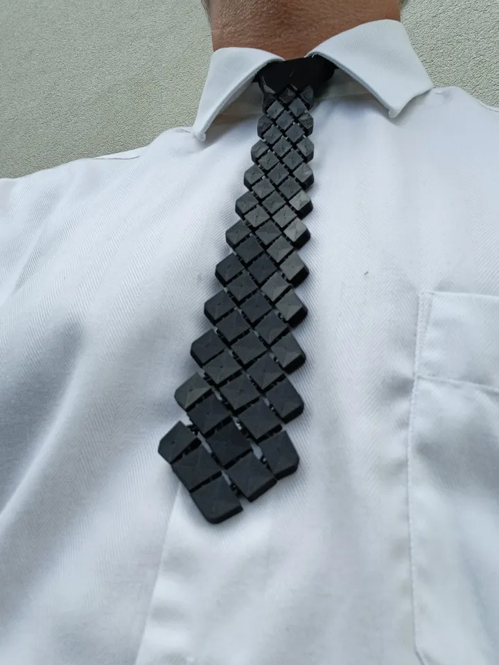 Plaid tie by rorys3D | Download free STL model | Printables.com