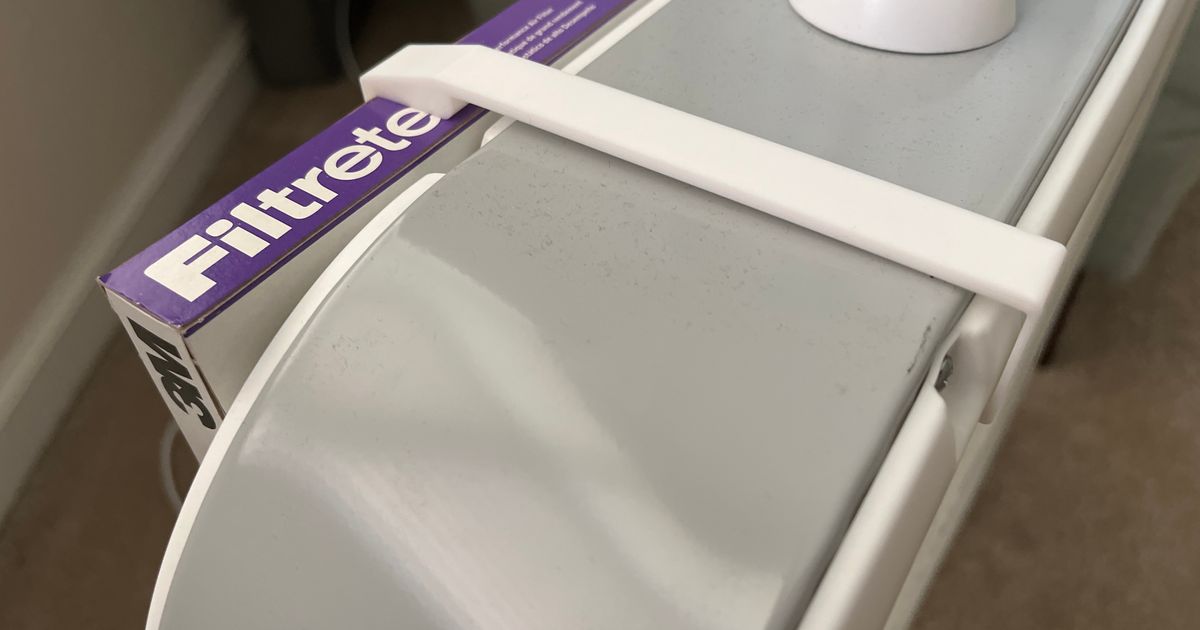 Parametric Box Fan 1'' / 2" Filter Holder Clip by Jordan K | Download ...