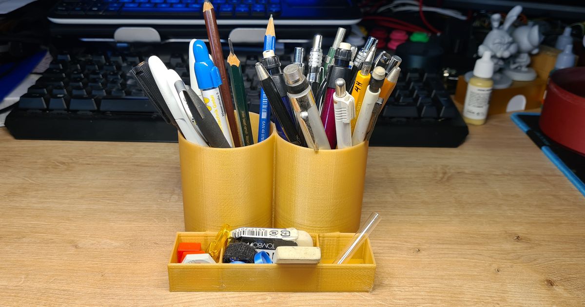 Desk Organizer by Ein Huhn vom Huehnerhof | Download free STL model ...
