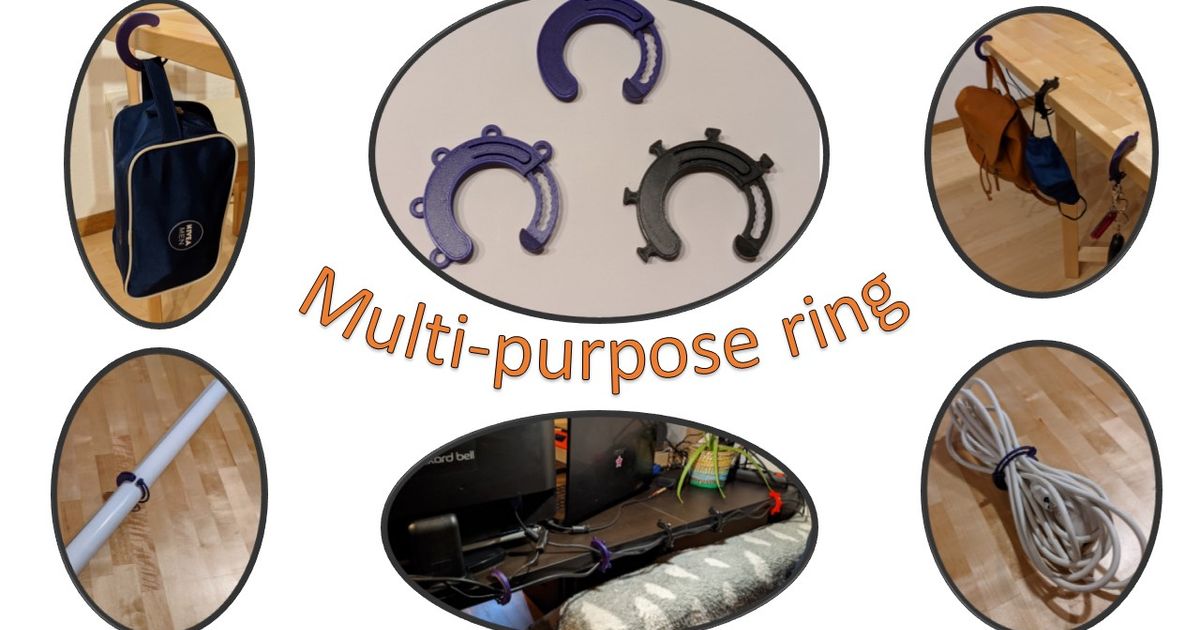 Multi-purpose Ring by PALM | Download free STL model | Printables.com