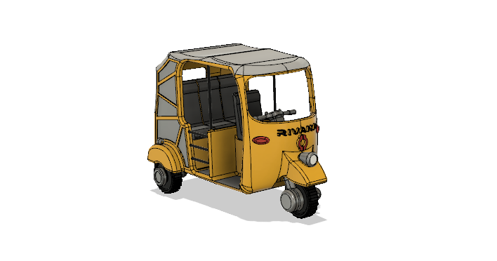 Yellow Tuk-Tuk/ Auto Rickshaw with Movements by Black Jack | Download ...