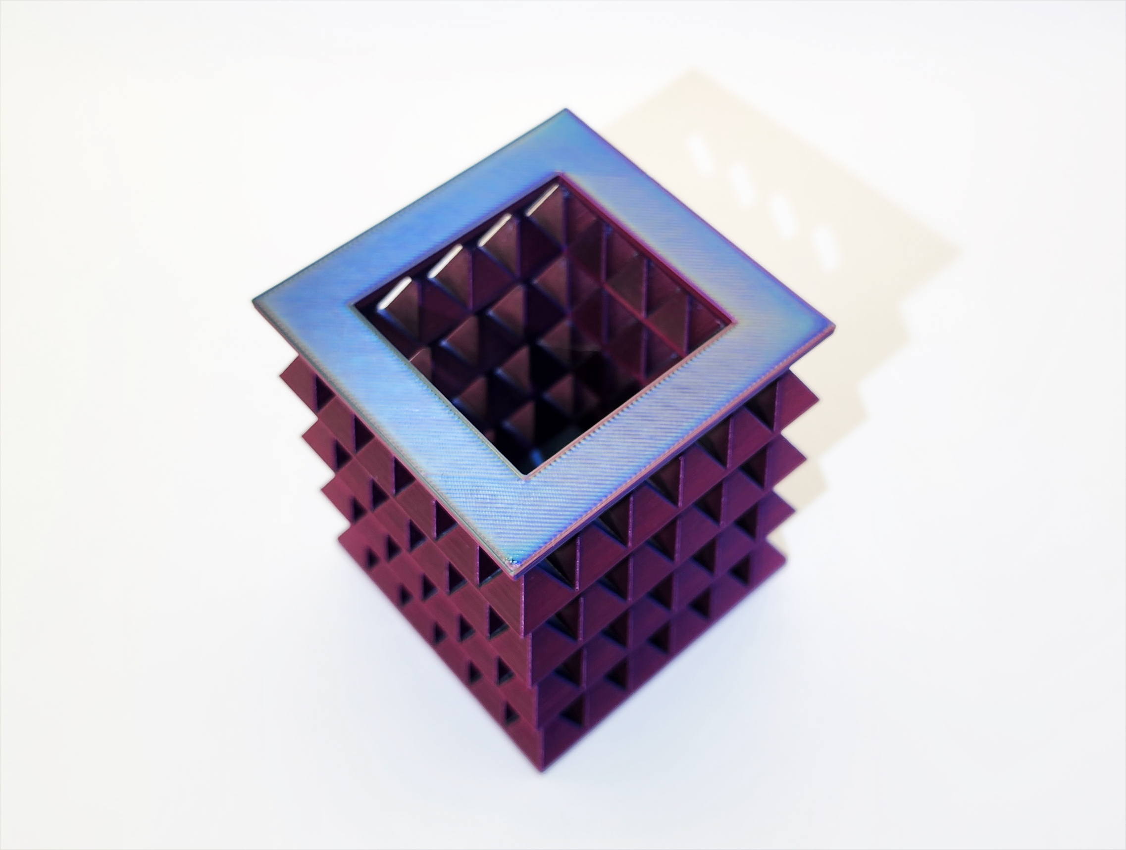 Acute Rhombus Pencil Cup by Triple G Workshop | Download free STL model ...