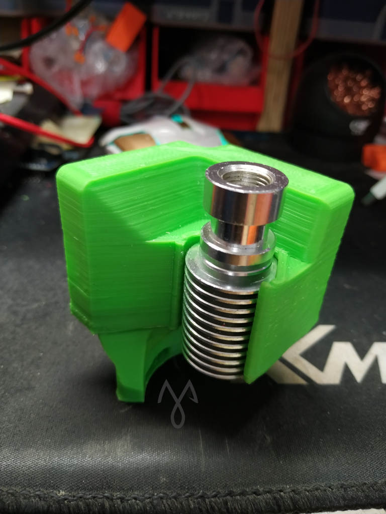 Fan Duct 40mm for BMG Extruder + E3D V6 by JMAW | Download free STL ...