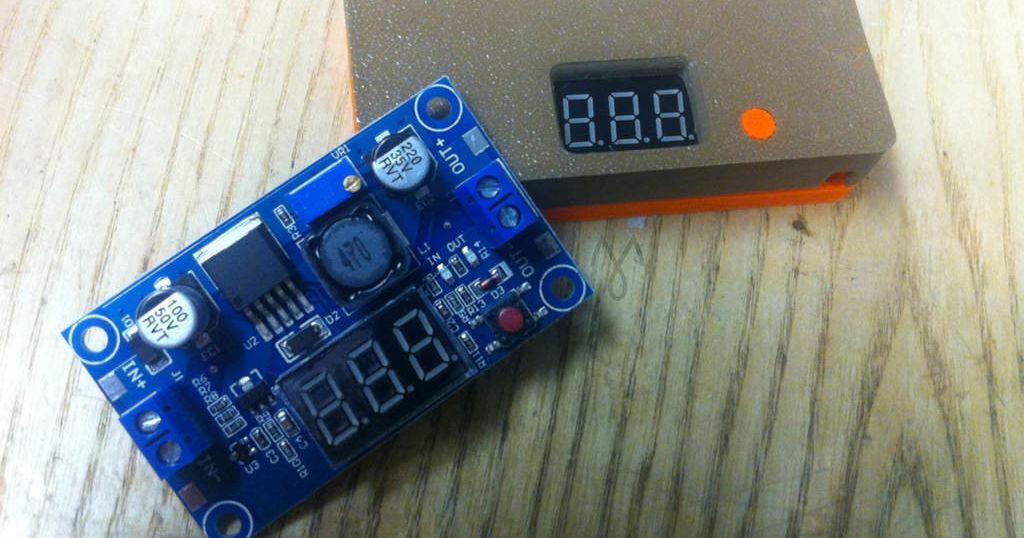 DC-DC LM2596 Enclosure with features by JMAW | Download free STL model ...