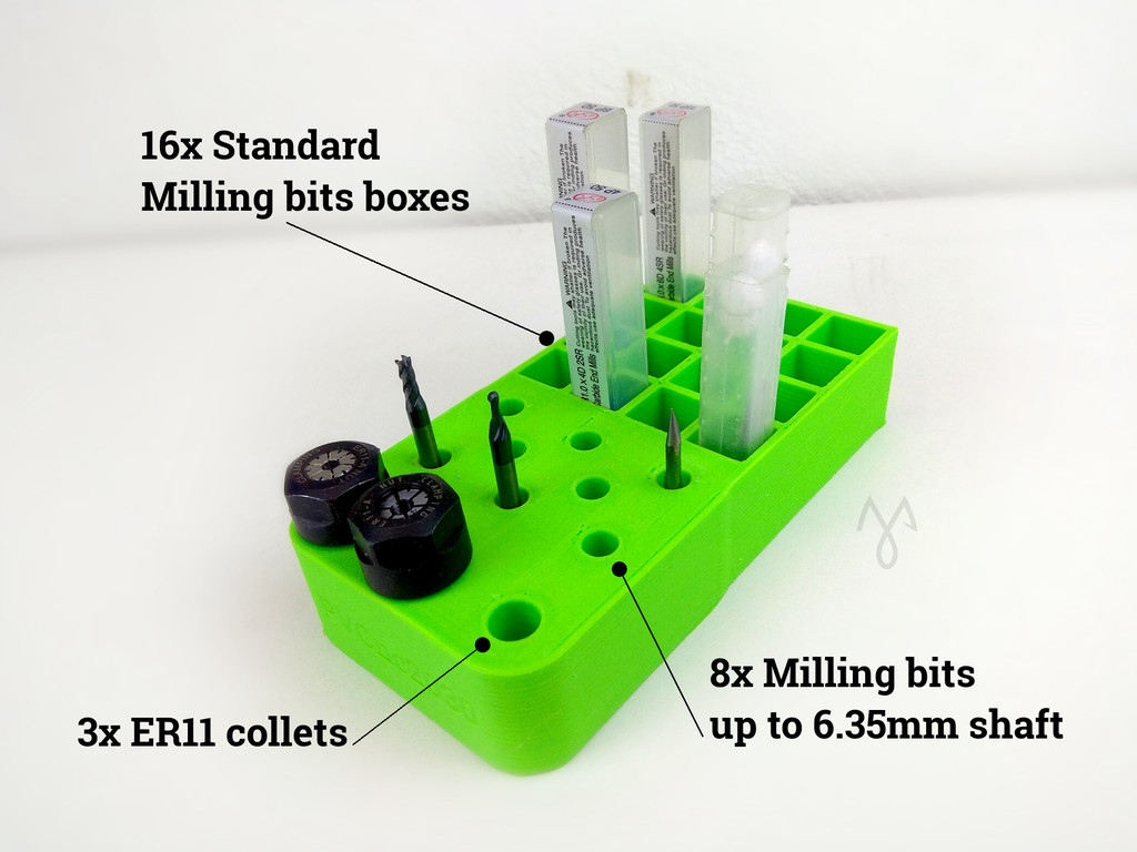 ER11 CNC Spindle Tray by JMAW | Download free STL model | Printables.com