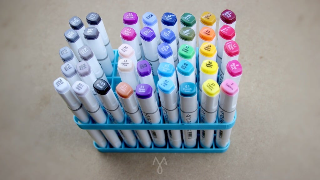 Marker Stand, various sizes (Fits Posca, Molotow, Promarker, Copic, Sta ...
