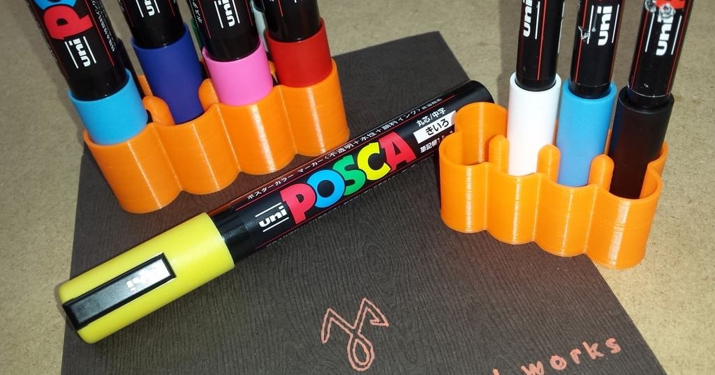 Posca Markers Holders by JMAW | Download free STL model | Printables.com