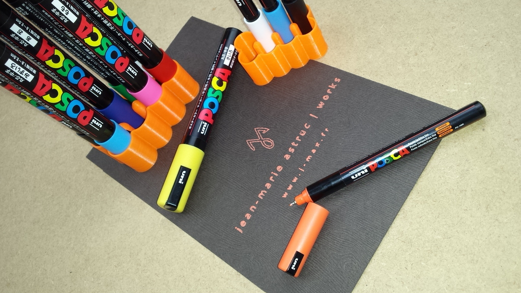 Posca Markers Holders by JMAW | Download free STL model | Printables.com