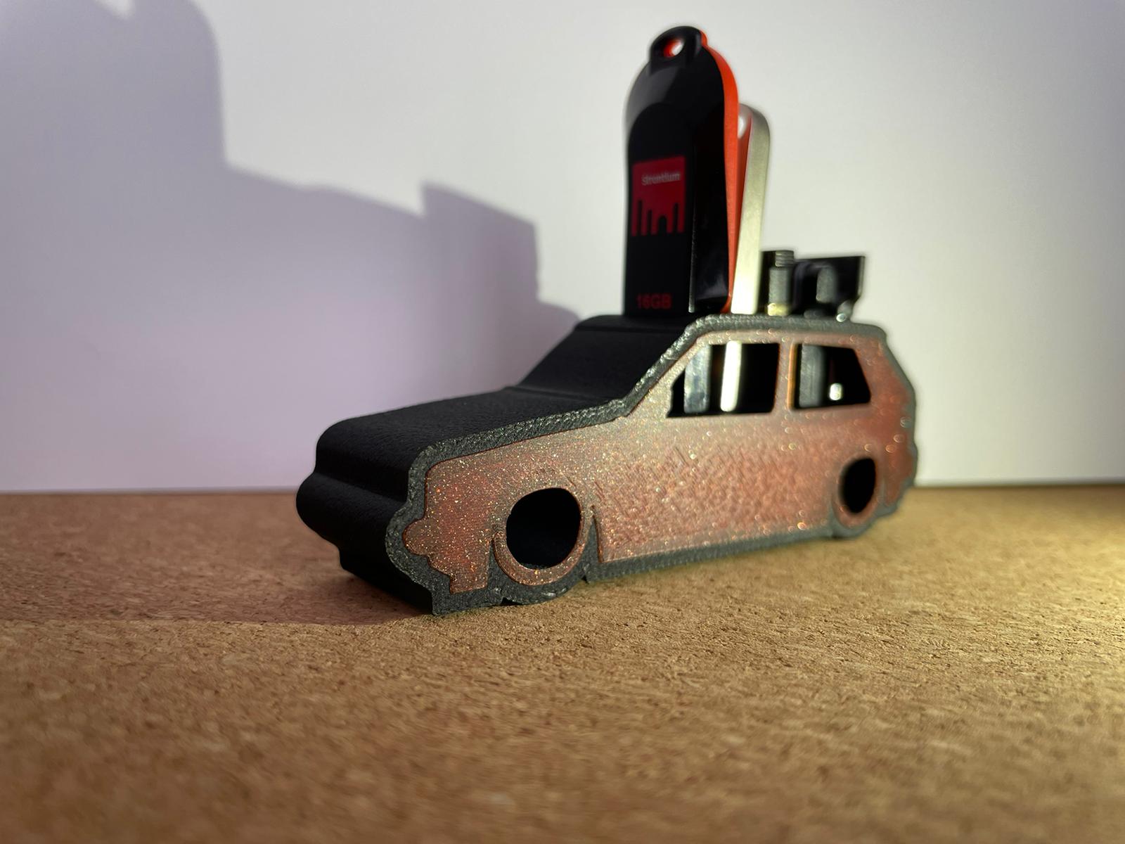 USB stick holder Golf 2 MK 2 by Luc_ 77 | Download free STL model ...