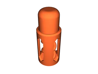 Spring button - Print in place - Vertical print by Pip Squeak ...