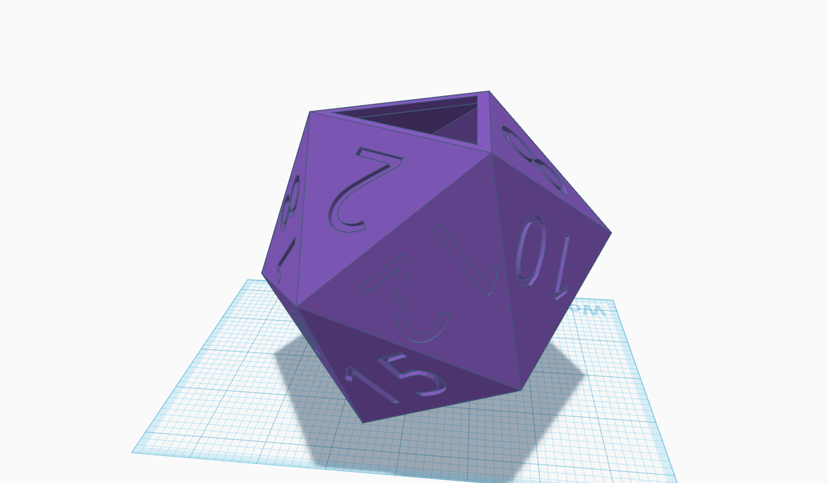 +2 D20 Pen Cup of Heroism by MxWhiskey | Download free STL model ...