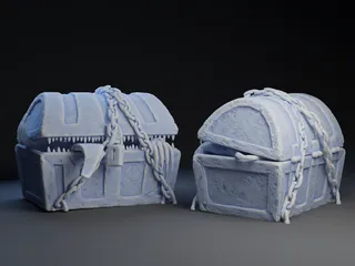 Demon Treasure Chest by Peter Farell | Download free STL model ...