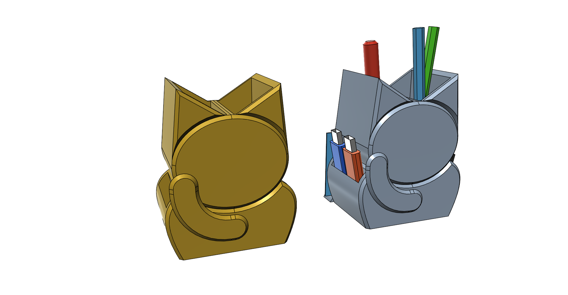 Pencil holder pencils holder von REDZC | Kostenloses STL-Modell ...