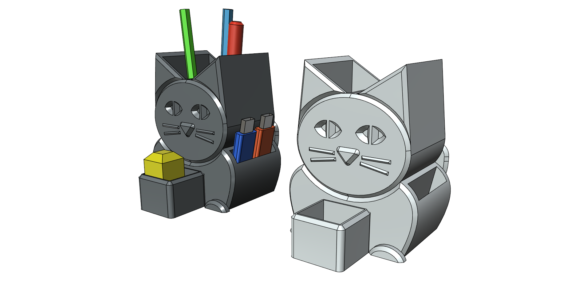 Pencil holder pencils holder by REDZC | Download free STL model ...