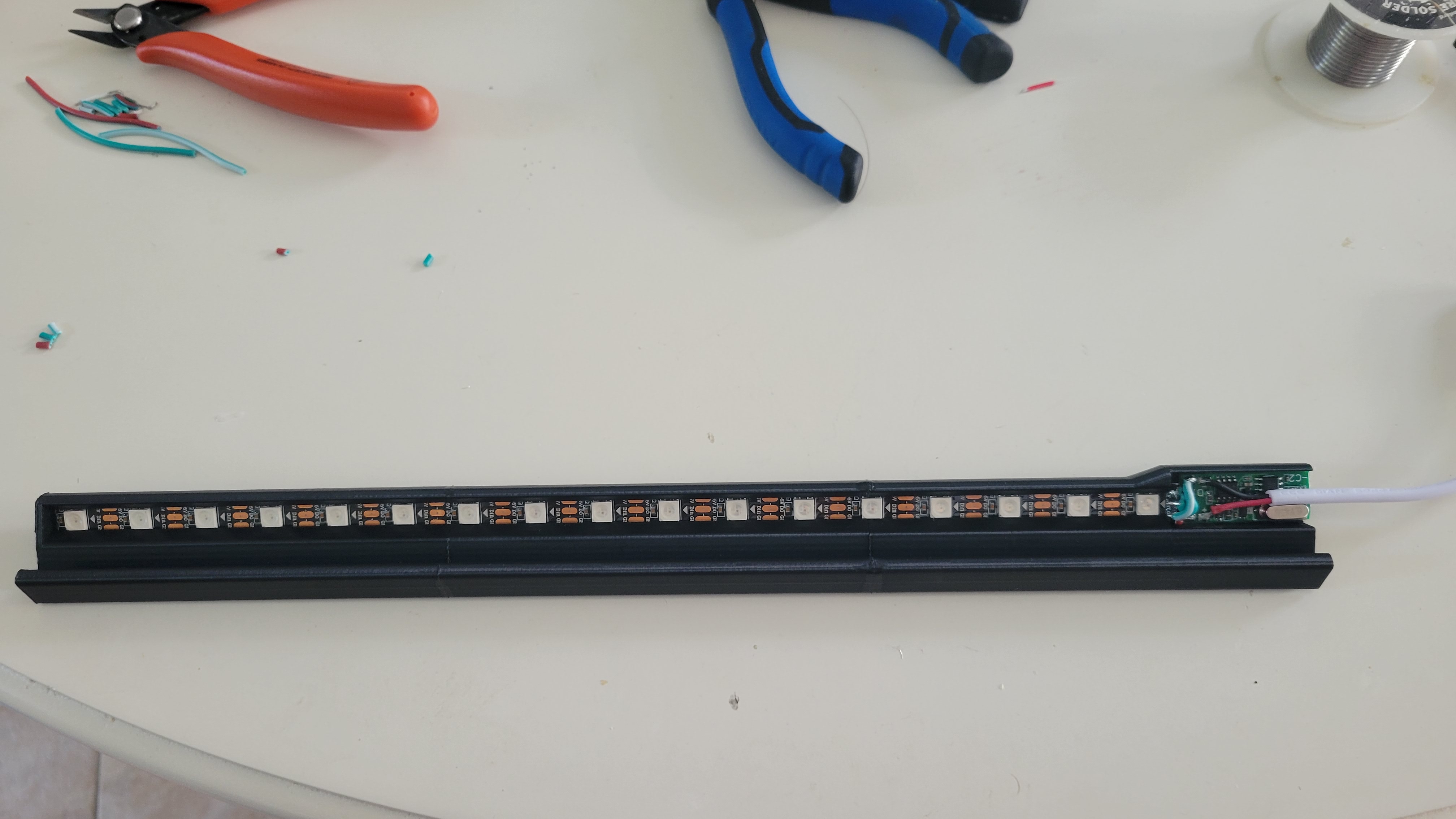 Internal RGB Lightstrip Holder for BambuLab P1P / X1C by DarthxRinzler ...
