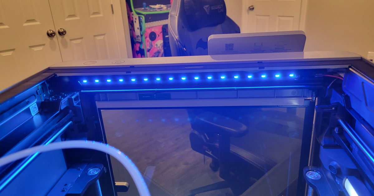 Internal RGB Lightstrip Holder for BambuLab P1P / X1C by DarthxRinzler ...