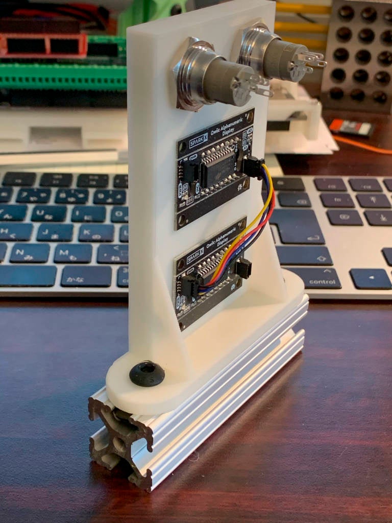 Sparkfun Spark-x Display holder for 8020 Series 10 by ...