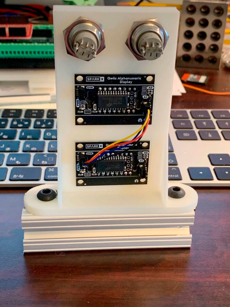 Sparkfun Spark-x Display holder for 8020 Series 10 by ...