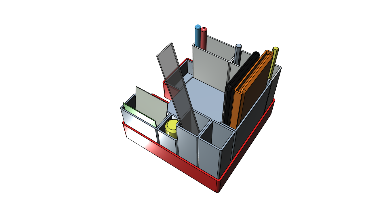 Office Organizer office organizers by REDZC | Download free STL model ...