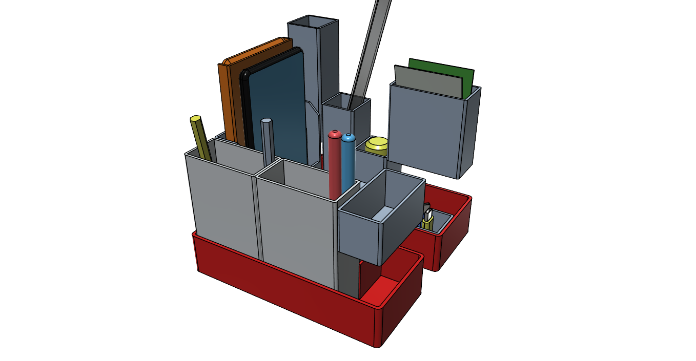Office Organizer office organizer by REDZC | Download free STL model ...