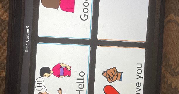 Ipad 9 Go Talk Now 4 grid Otter Box Defender Keyguard por Gemma ...