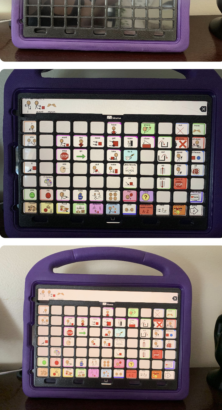 Ipad Air 4 Go talk now 7 x 7 and Proloquo2Go 7 x 11 button Suplick Case ...