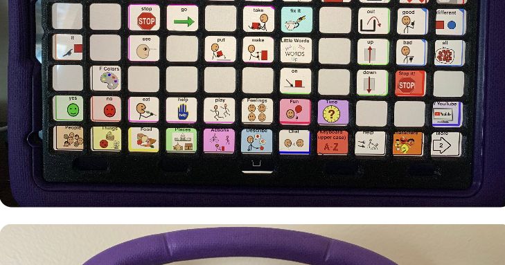 Ipad Air 4 Go talk now 7 x 7 and Proloquo2Go 7 x 11 button Suplick Case ...