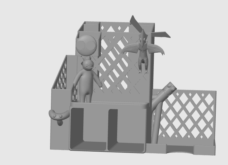 Rainbow Friends Desk Organizer by Contrive3D | Download free STL model ...