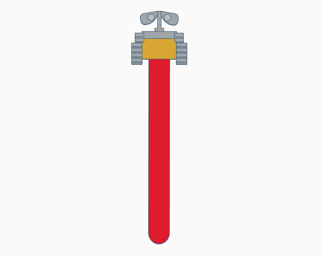 Wall-E Bookmark by 5mmTech | Download free STL model | Printables.com