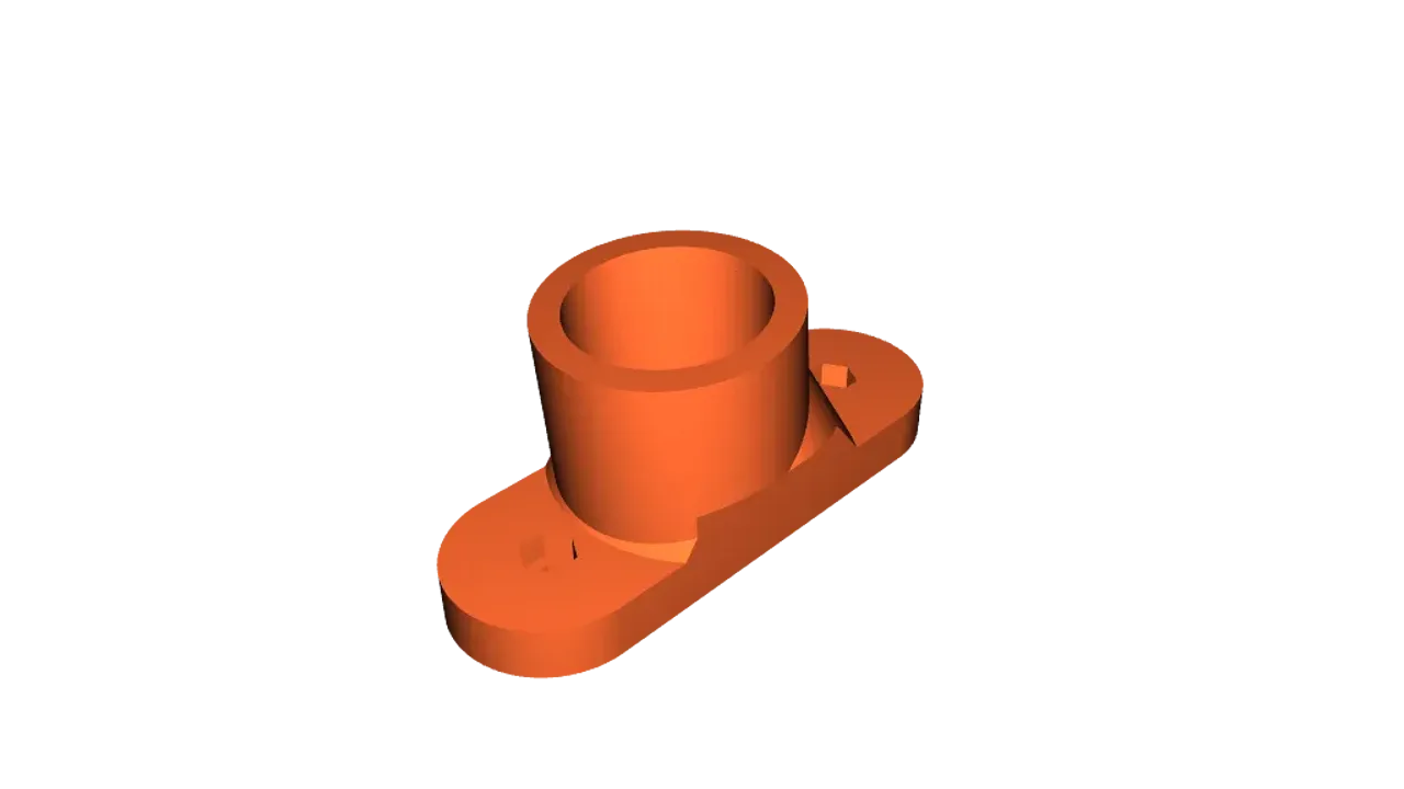 OpenScad PVC Pipe Mount by iqless | Download free STL model ...
