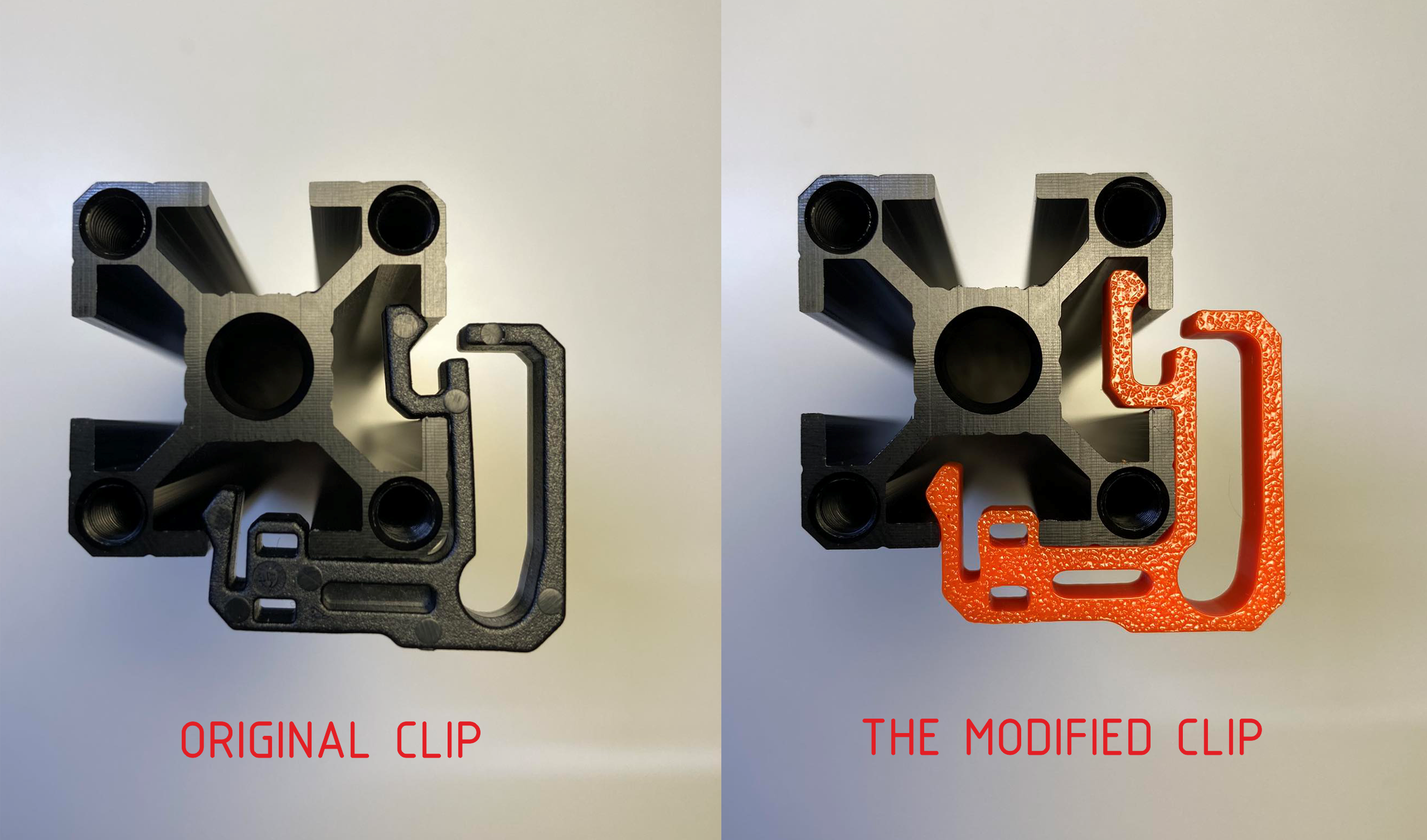 PRUSA MK4 cable clip(slightly modified for better fit) by PEEVES ...