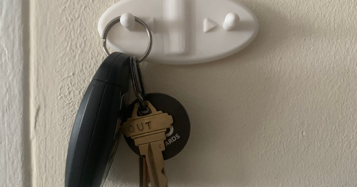 Drywall Key Hook by Julian Willett | Download free STL model ...