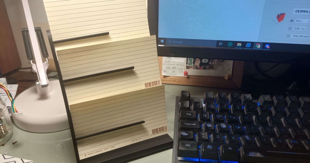 Notes Holder by TAR | Download free STL model | Printables.com