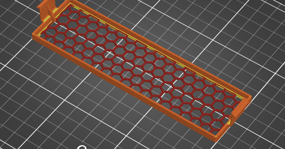 5.25" mesh airflow drive bay cover for PC tower - choose your own mesh ...