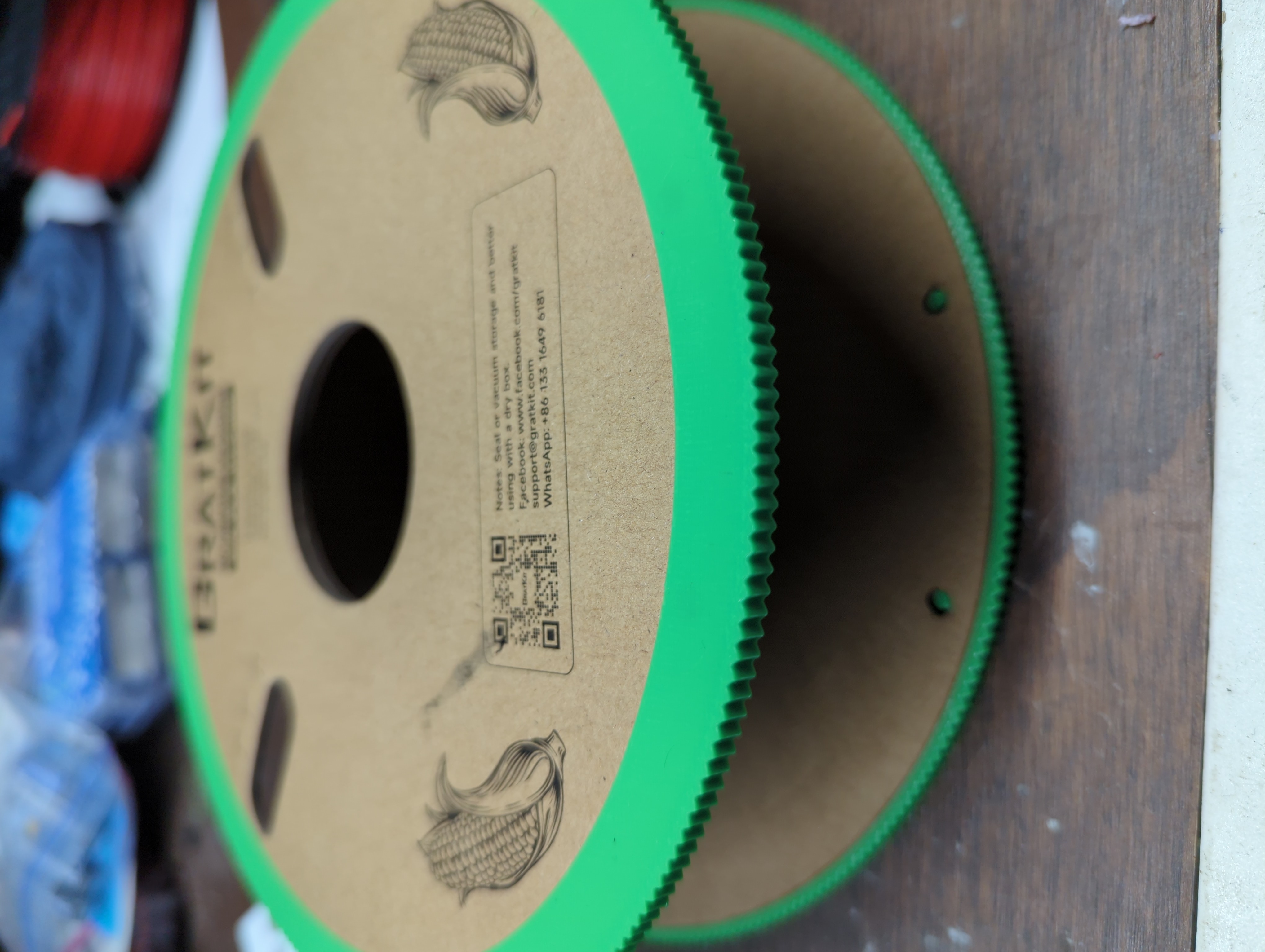 GratKit AMS Cardboard Spool Assist by k2thestank | Download free STL ...
