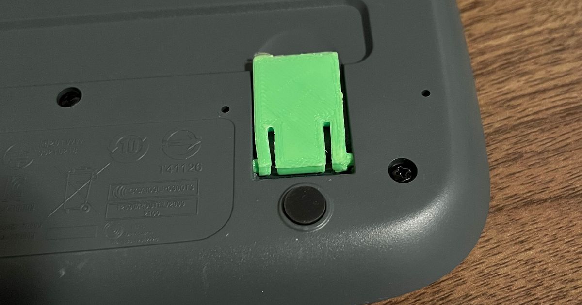 Replacement Keyboard Leg for Logitech K330 by HamBrick | Download free ...