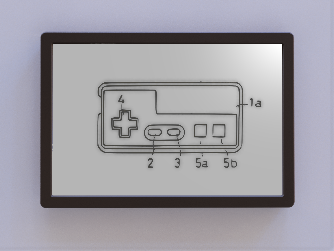 Famicom Controller Patent Art by Ken Mills | Download free STL model ...