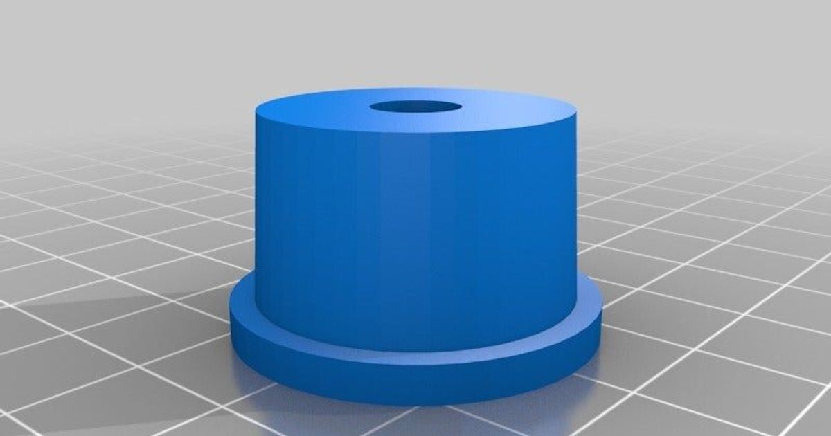 spool spindle cap for 25mm spools by seadevil | Download free STL model ...