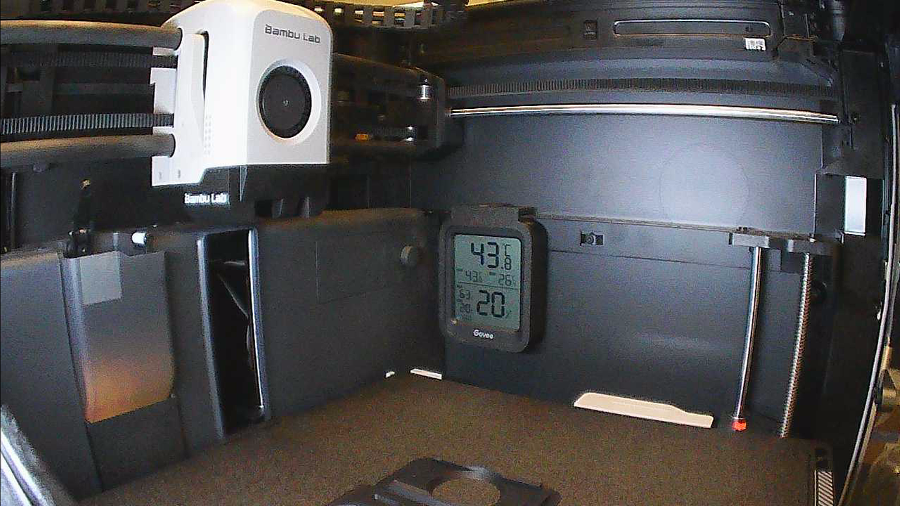 Govee H5075 Hygrometer Bambu P1P/P1S/X1C Chamber Mount by Chongfun ...