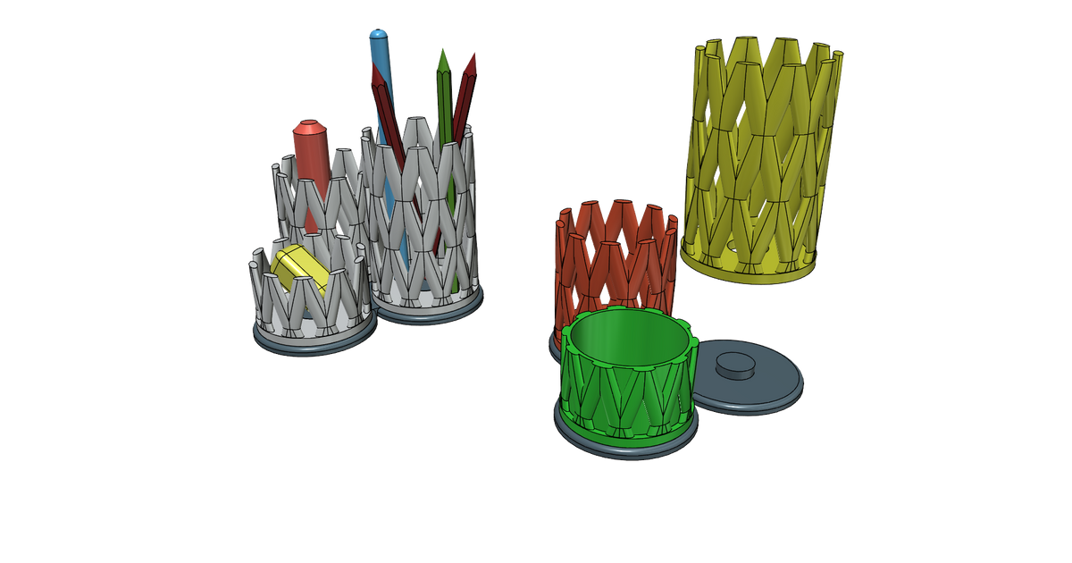 Pencil holder by REDZC | Download free STL model | Printables.com