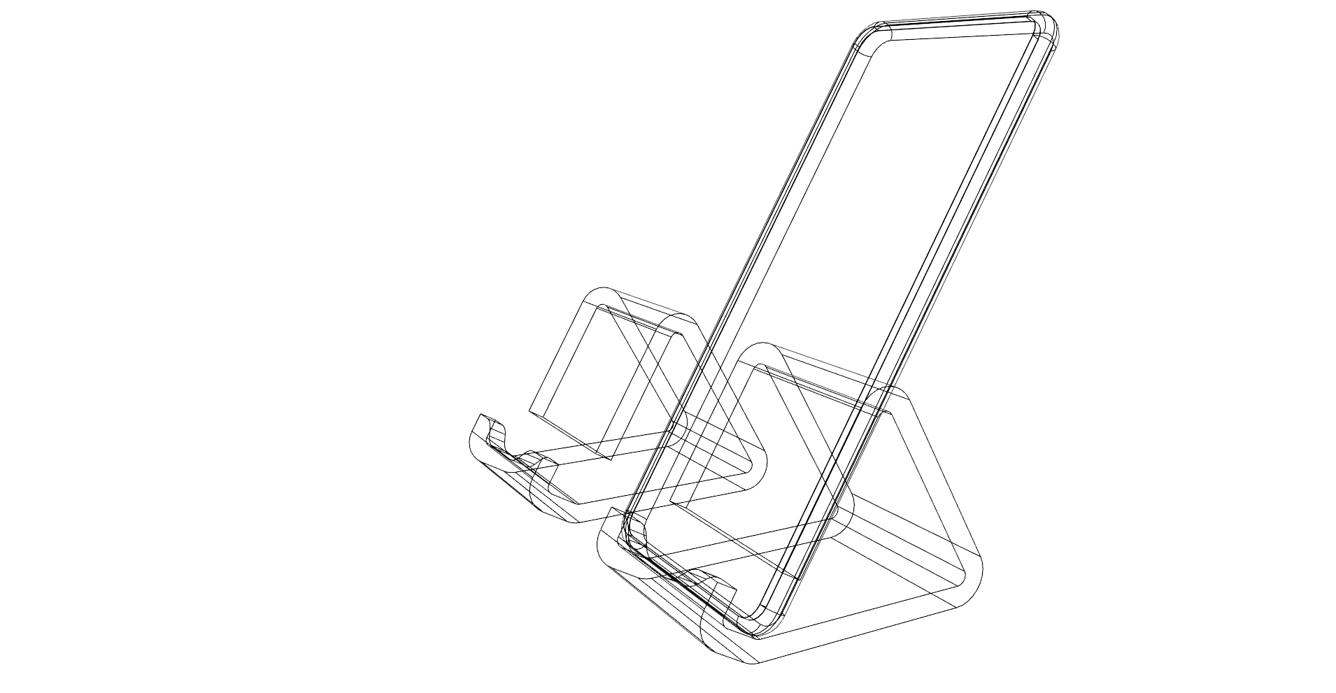 Phone Holder phone holder by REDZC | Download free STL model ...
