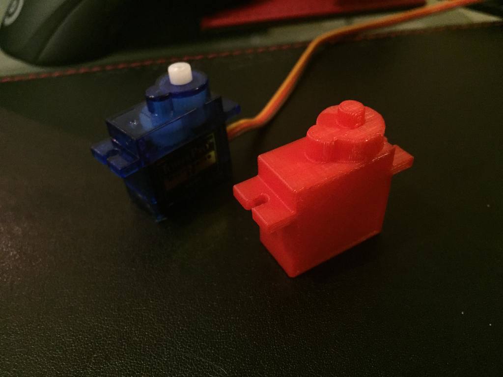 9g servo (Tower Pro) replica by James | Download free STL model ...