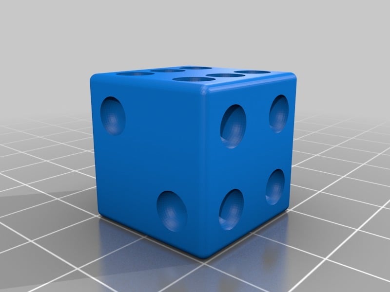 6 Sided Die / Dice by James | Download free STL model | Printables.com