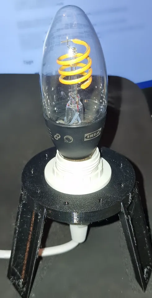 Lamp Socket Mount E14 by Udo | Download free STL model | Printables.com