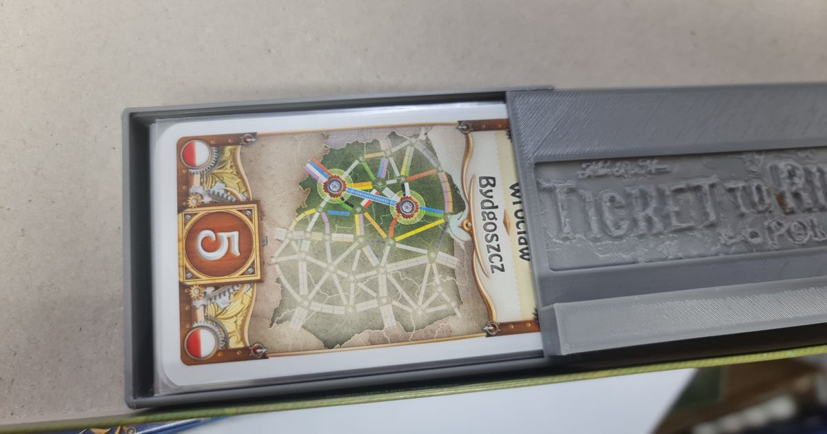 Insert for boardgame Ticket to Ride Map Collection 6½: Poland V.2 by ...