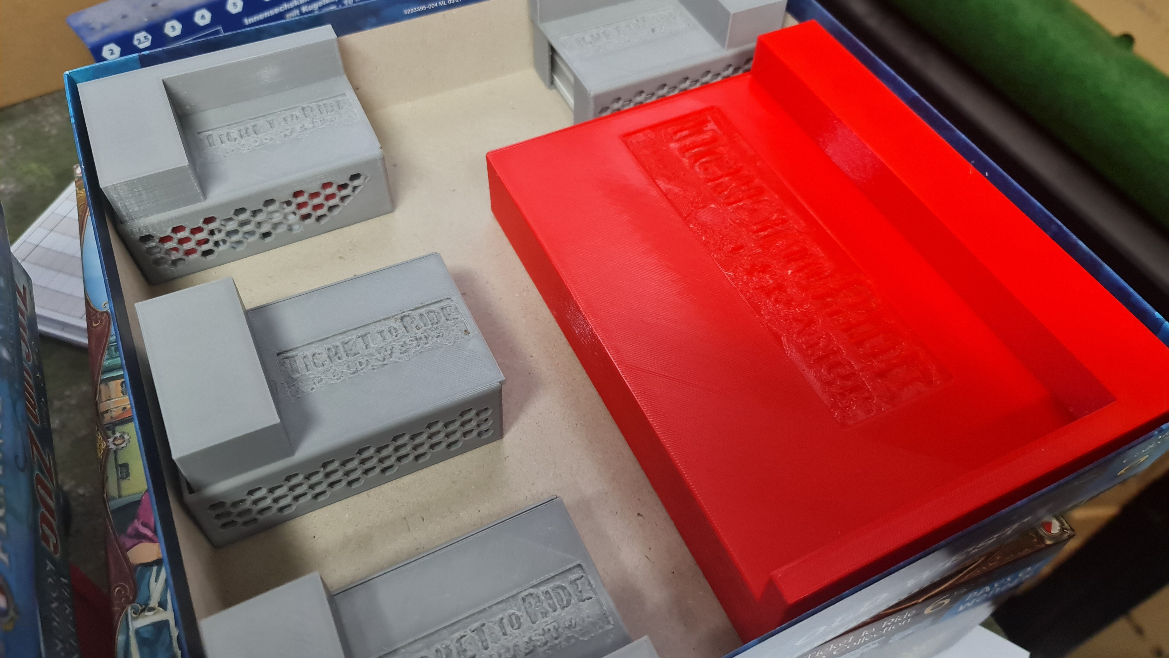 Insert for boardgame Ticket to Ride Map Collection 6: France & Old West ...