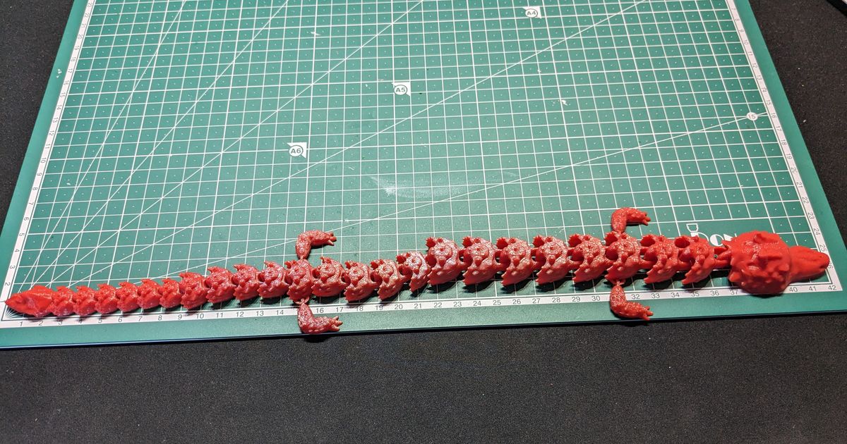 articulated dragon by letiguja | Download free STL model | Printables.com