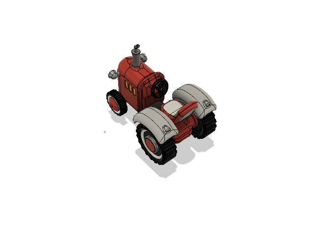 Candy Tractor with Movements by Black Jack | Download free STL model ...