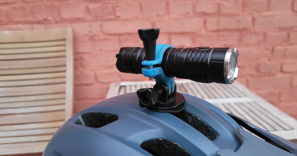 Flashlight Wurkkos TS21 GoPro Mount by DerNico AuHuur | Download free ...