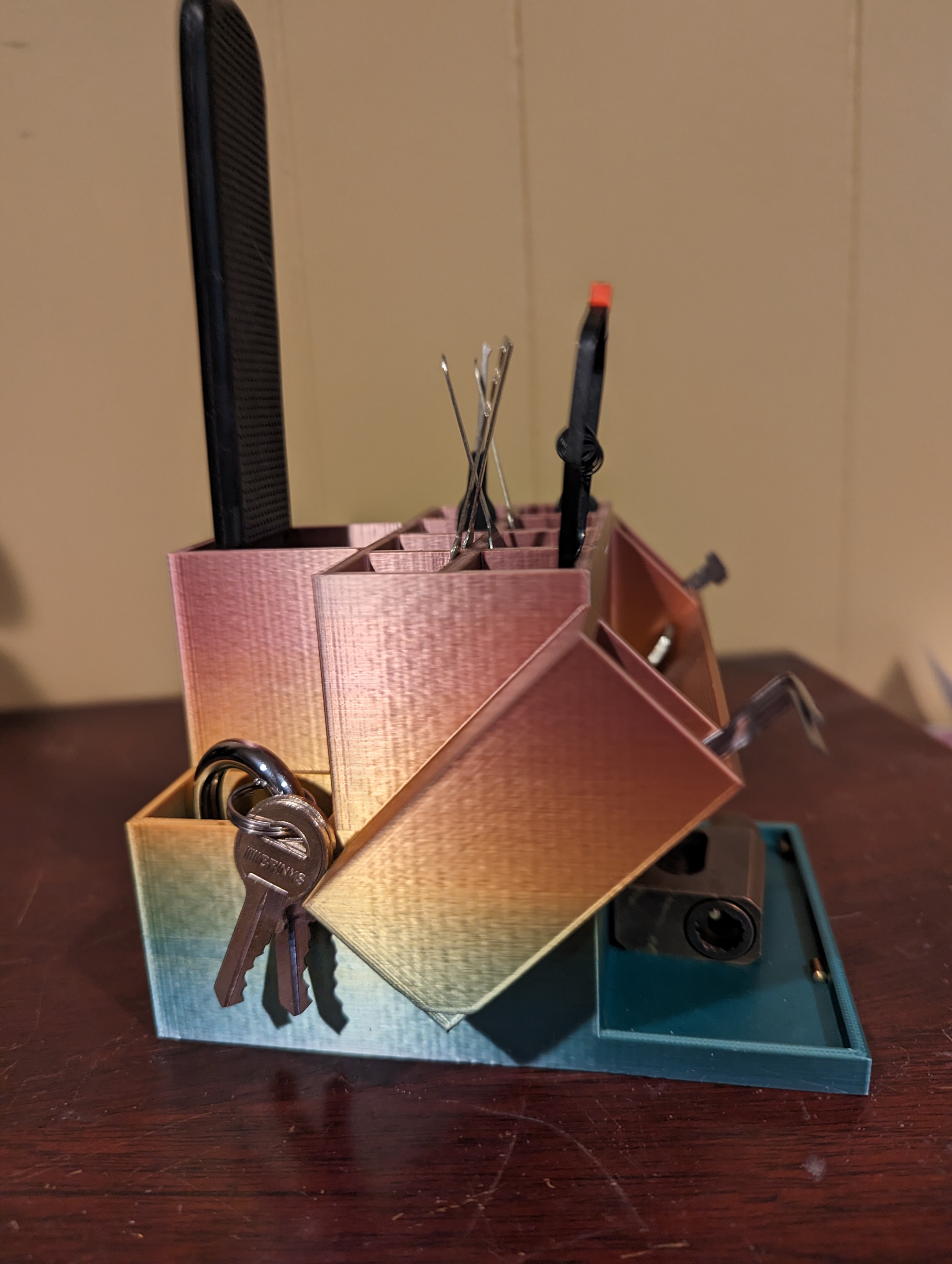 Desk Organizer/Lockpick holder by Marruk | Download free STL model ...